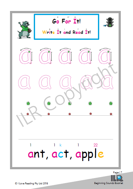 ILR Sounds Booklet – I Love Reading